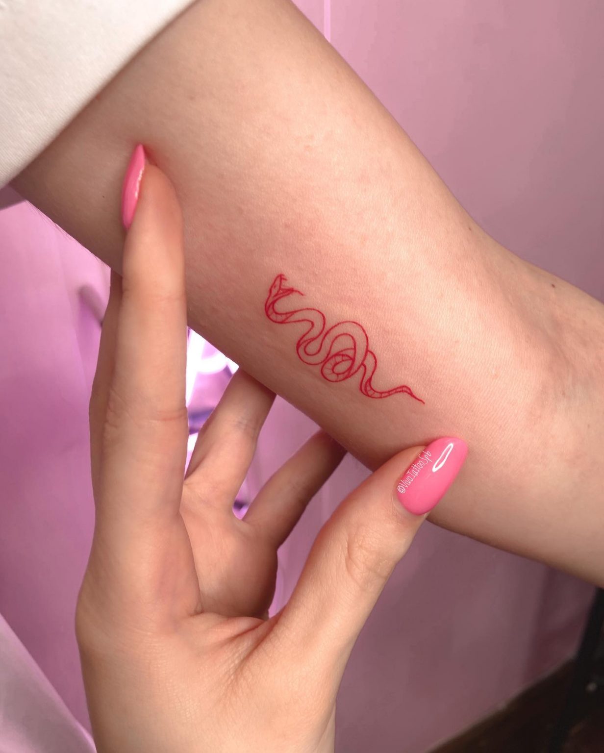 32 Small Snake Tattoo Models for 2021 - Small Tattoos & Ideas