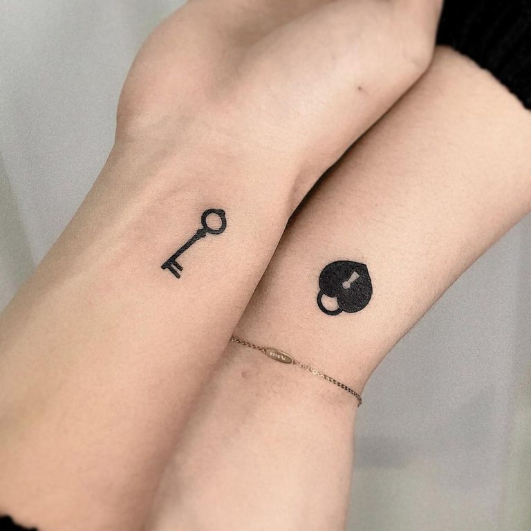 25 Romantic Small Matching Tattoos For Couples Small Tattoos Ideas