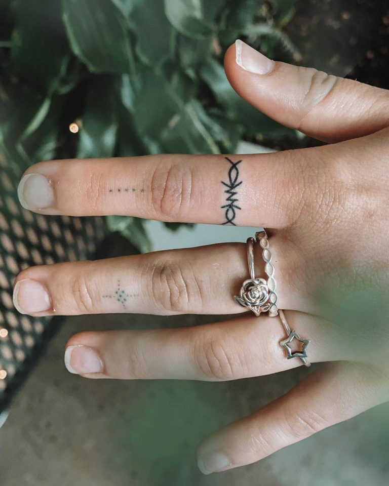 27 Small Finger Tattoos for Minimalists in 2021 - Page 2 of 6 - Small ...