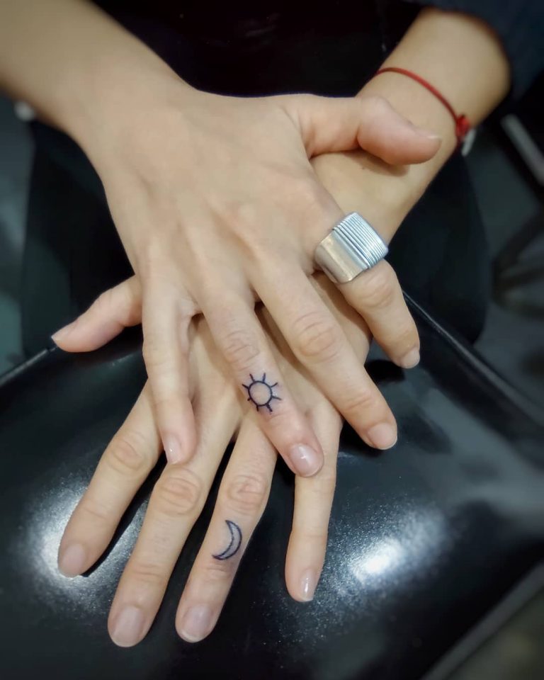 27 Small Finger Tattoos for Minimalists in 2021 - Page 3 of 6 - Small ...