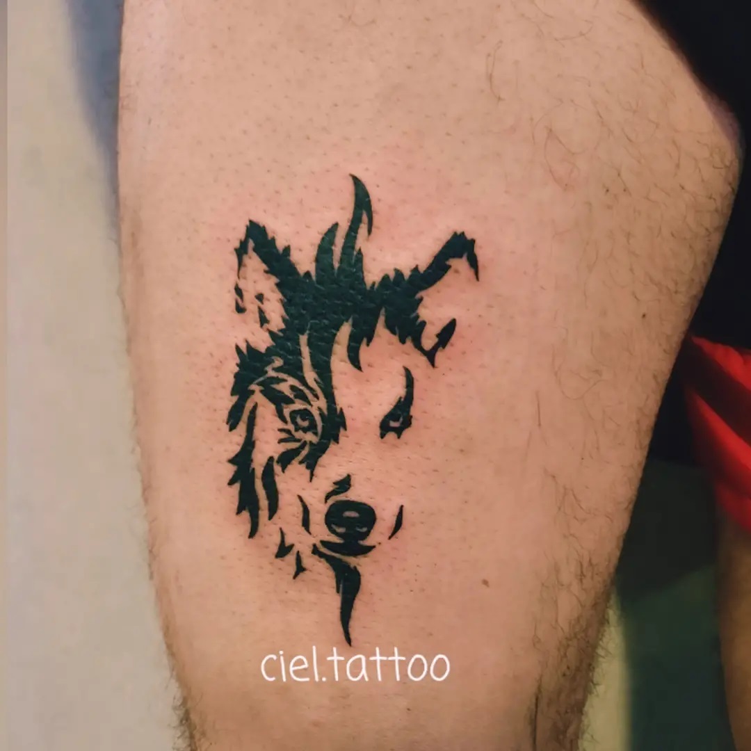 24 Tribal Wolf Tattoo for Everyone in 2021 - Page 2 of 5 - Small ...