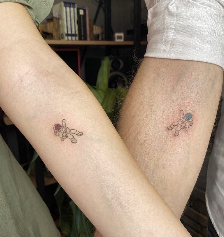 24 Small Matching Tattoos for Best Friends - Small Tattoos & Ideas