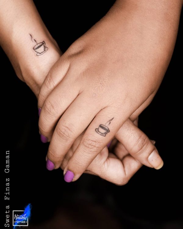 24 Small Matching Tattoos for Best Friends - Small Tattoos & Ideas