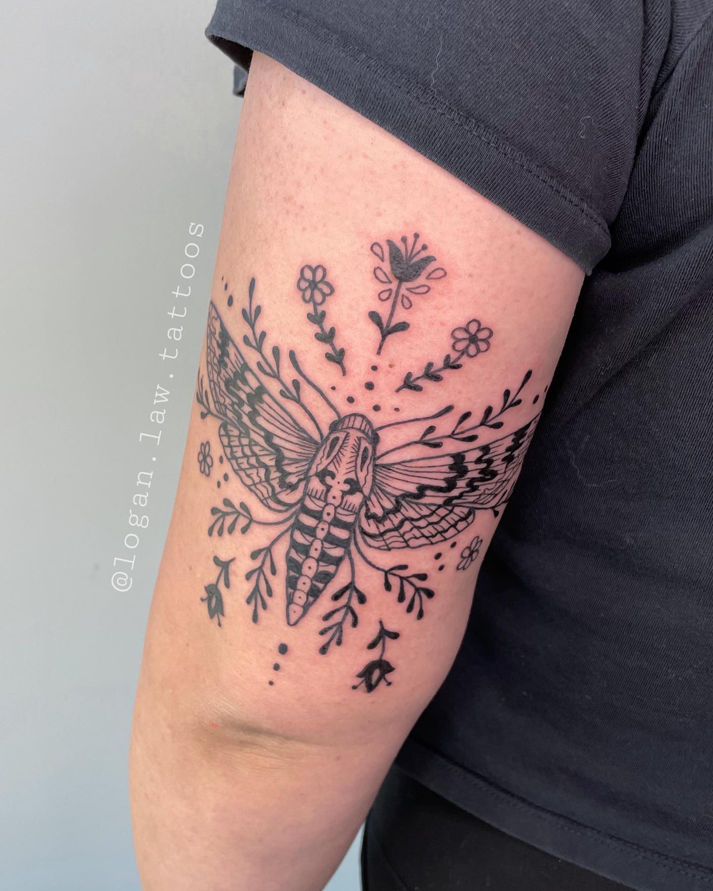 Top 25 Moth Tattoos - Small Tattoos & Ideas