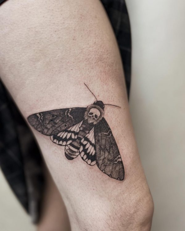 Top 25 Moth Tattoos - Small Tattoos & Ideas
