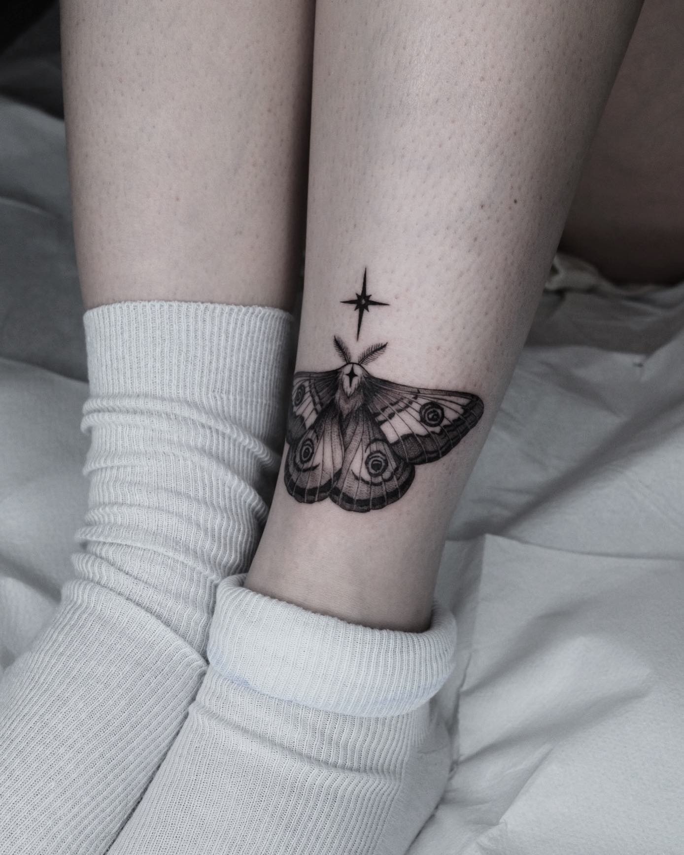 Top 25 Moth Tattoos - Small Tattoos & Ideas
