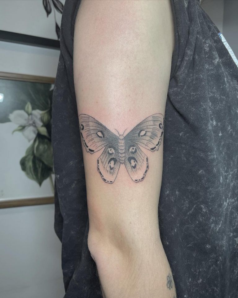 Top 25 Moth Tattoos - Small Tattoos & Ideas