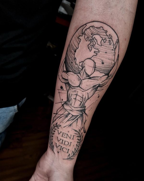 24 Coolest Atlas Tattoo Ideas - Small Tattoos & Ideas