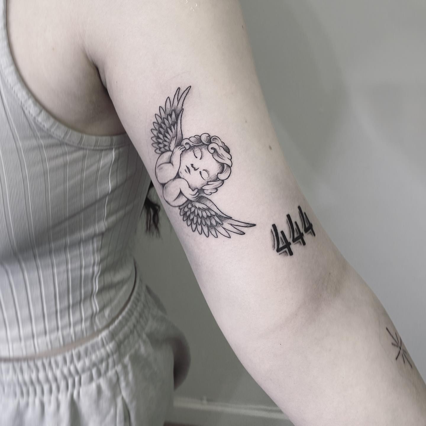 21 Lucky 444 Tattoo - Small Tattoos & Ideas