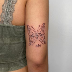 21 Lucky 444 Tattoo - Small Tattoos & Ideas