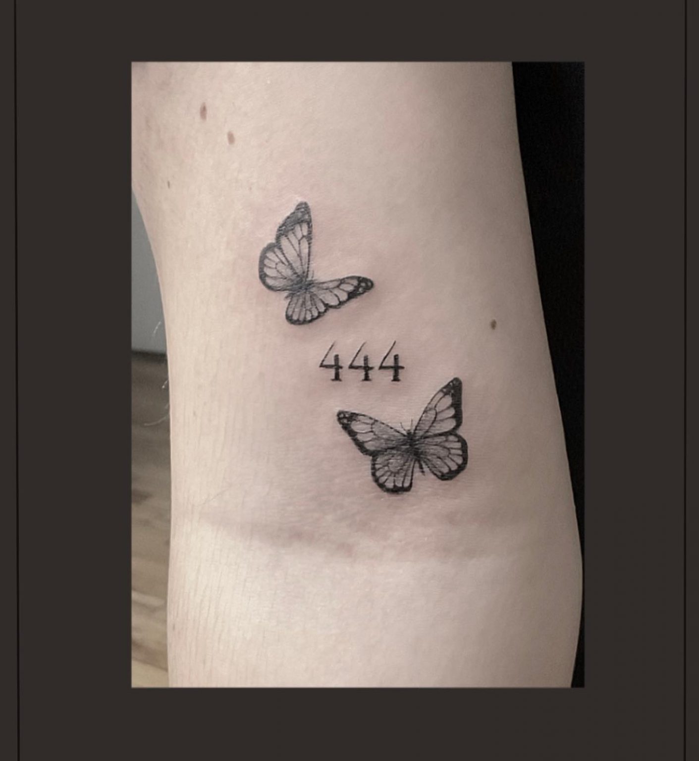 21 Lucky 444 Tattoo - Small Tattoos & Ideas