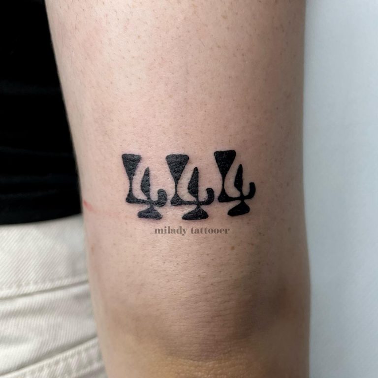 21 Lucky 444 Tattoo - Small Tattoos & Ideas