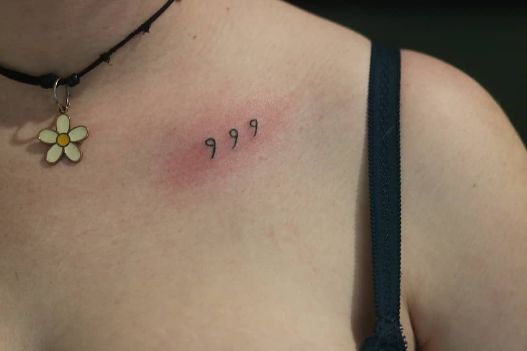 21 Outstanding 999 Tattoo - Small Tattoos & Ideas