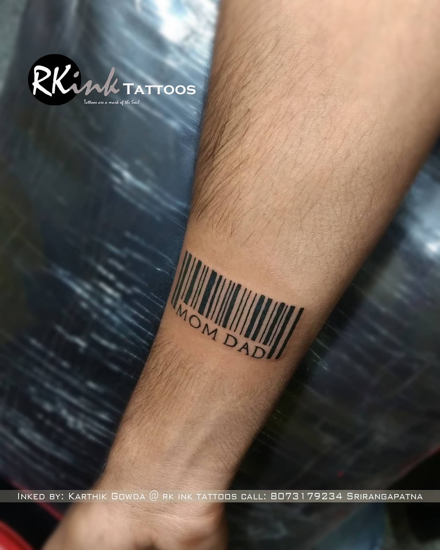 25 Cool Graphic Barcode Tattoo - Small Tattoos & Ideas