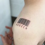 25 Cool Graphic Barcode Tattoo - Small Tattoos & Ideas