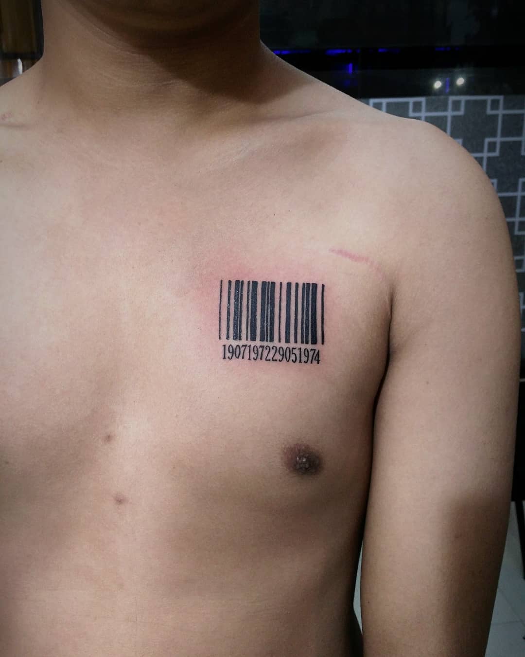 25 Cool Graphic Barcode Tattoo - Small Tattoos & Ideas