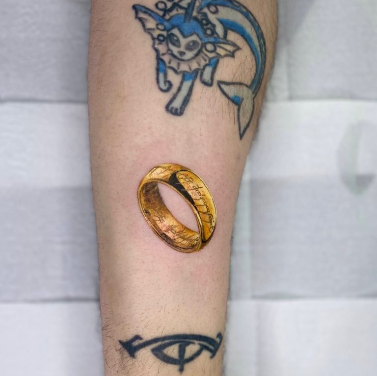 25 Gold Tattoo Designs That Shine Like Real Gold - Small Tattoos & Ideas